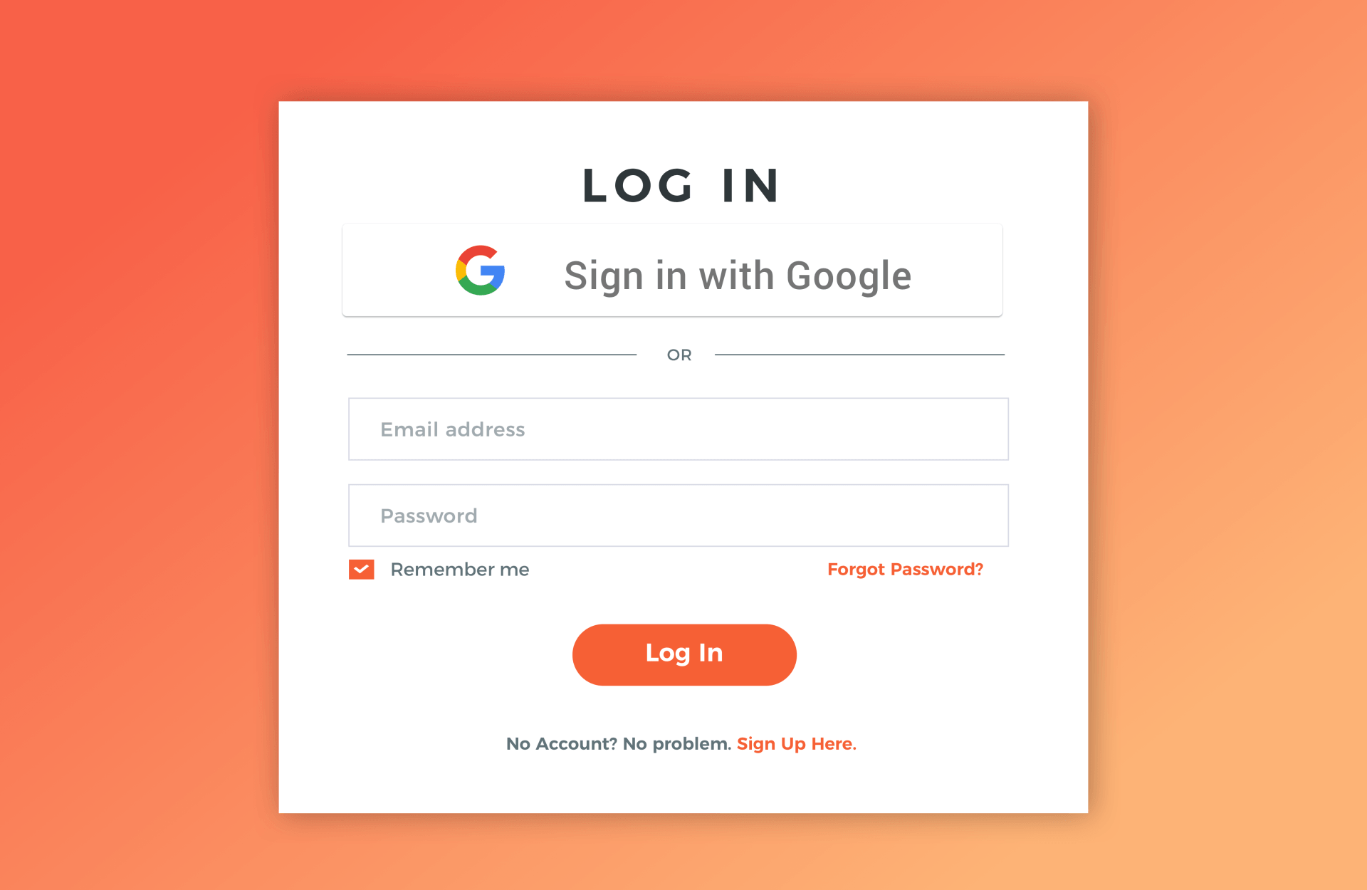 Simpler Way To Sign In Using Google